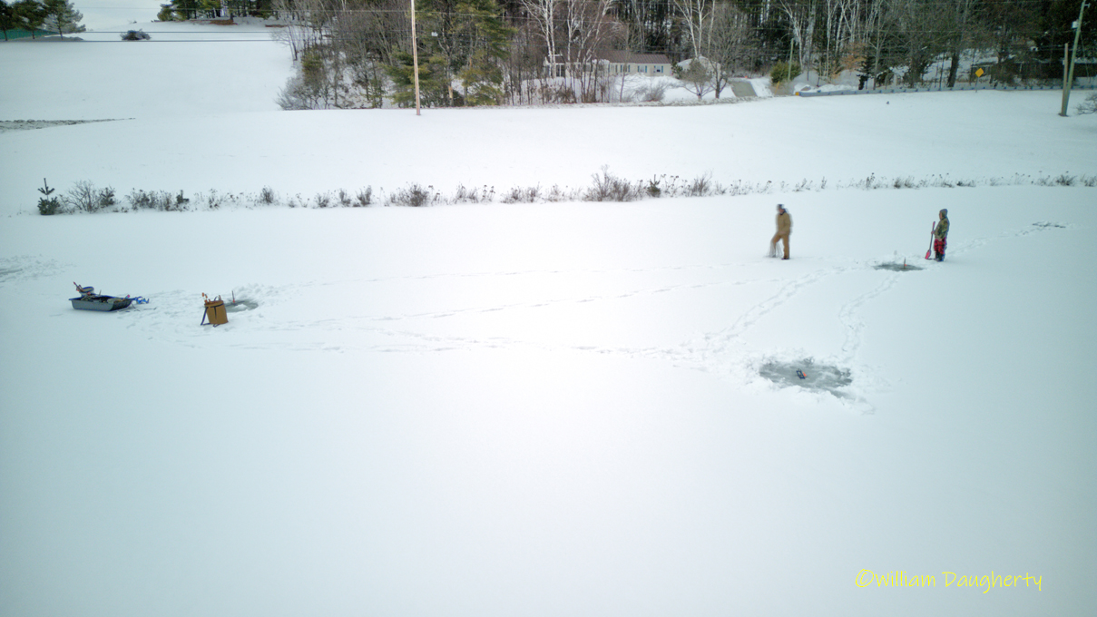 The boys are at it again! Ice fishing on "Lake Sutherland" - Plainfield ...
